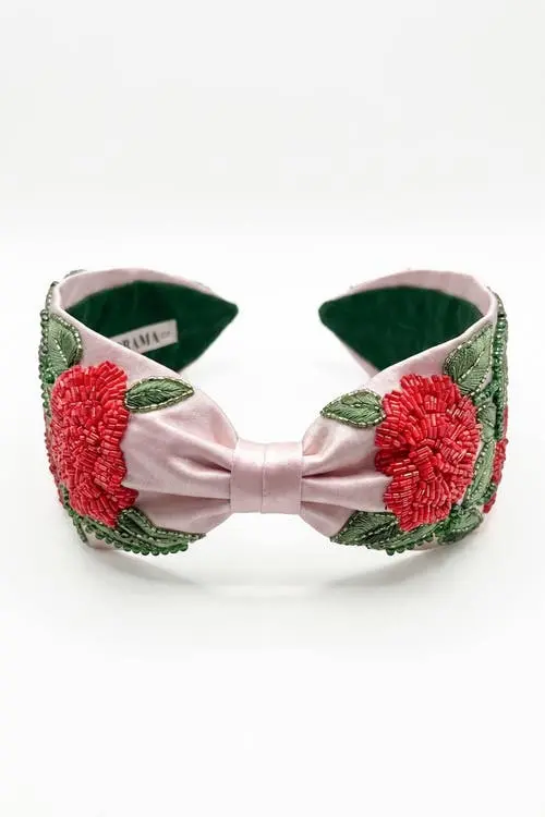 HAIR DRAMA CO Scarlet Garden Headband