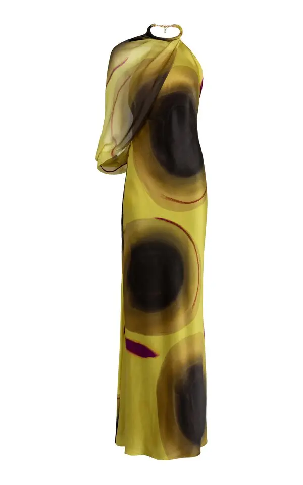 Silvia Tcherassi Mari Luz Silk Maxi Dress - Print