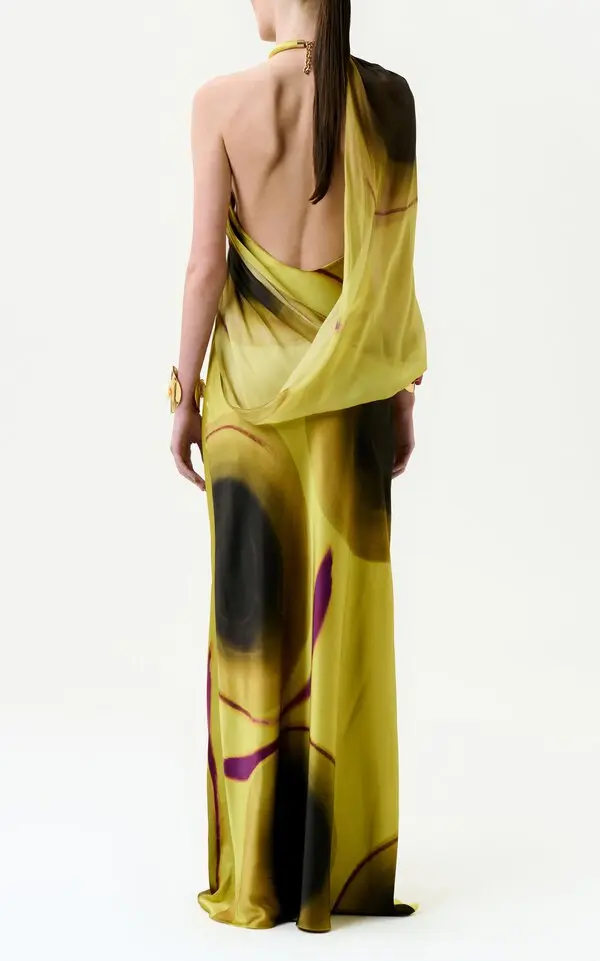 Silvia Tcherassi Mari Luz Silk Maxi Dress