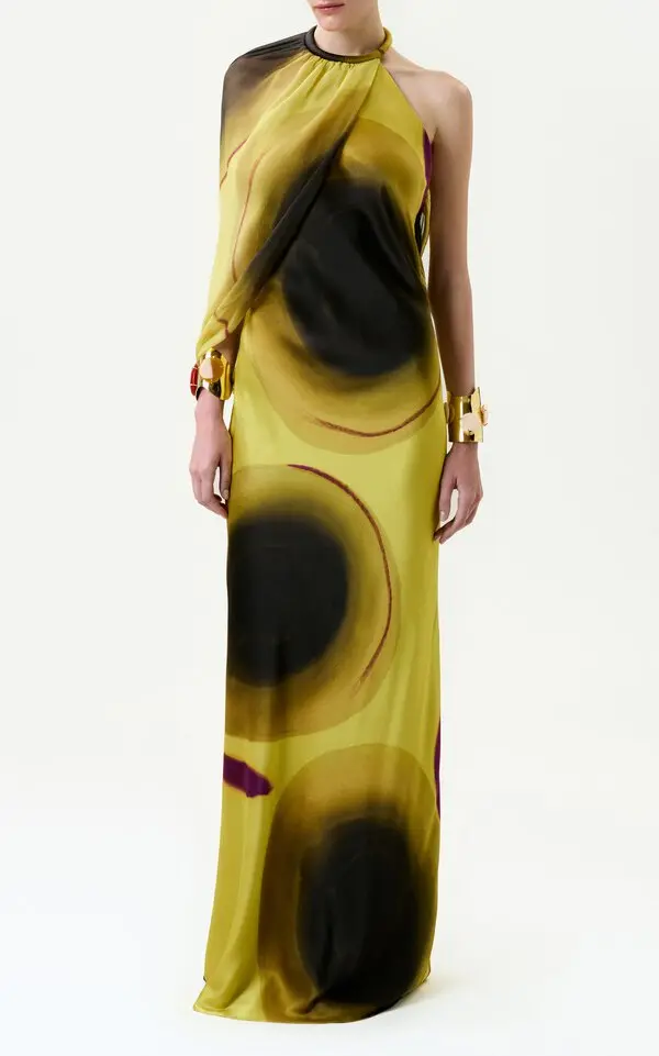Silvia Tcherassi Mari Luz Silk Maxi Dress