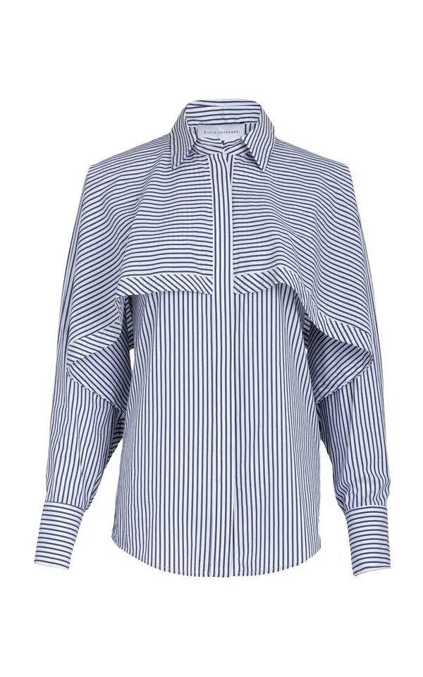 Silvia Tcherassi Nira Cotton Shirt - Stripe