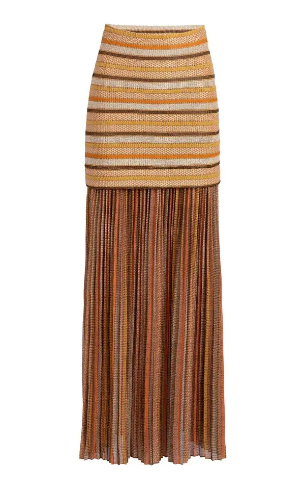 Silvia Tcherassi Neko Maxi Skirt - Stripe