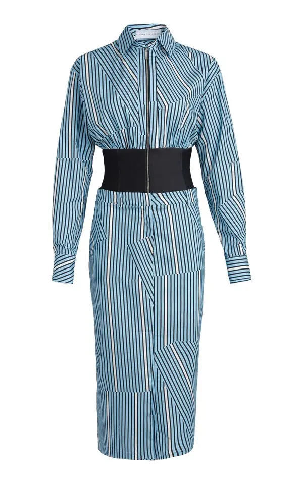 Silvia Tcherassi Lorena Cotton Maxi Dress - Stripe