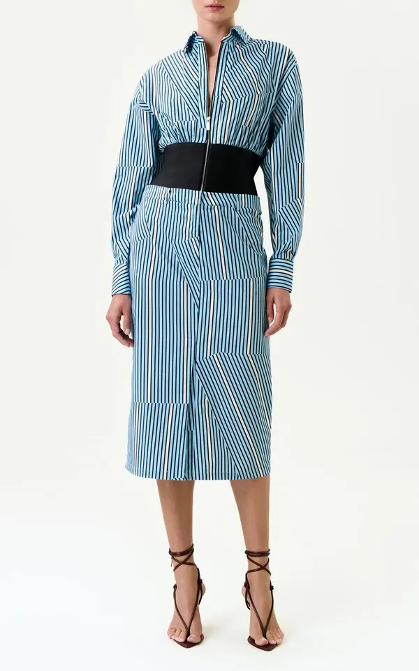 Silvia Tcherassi Lorena Cotton Maxi Dress