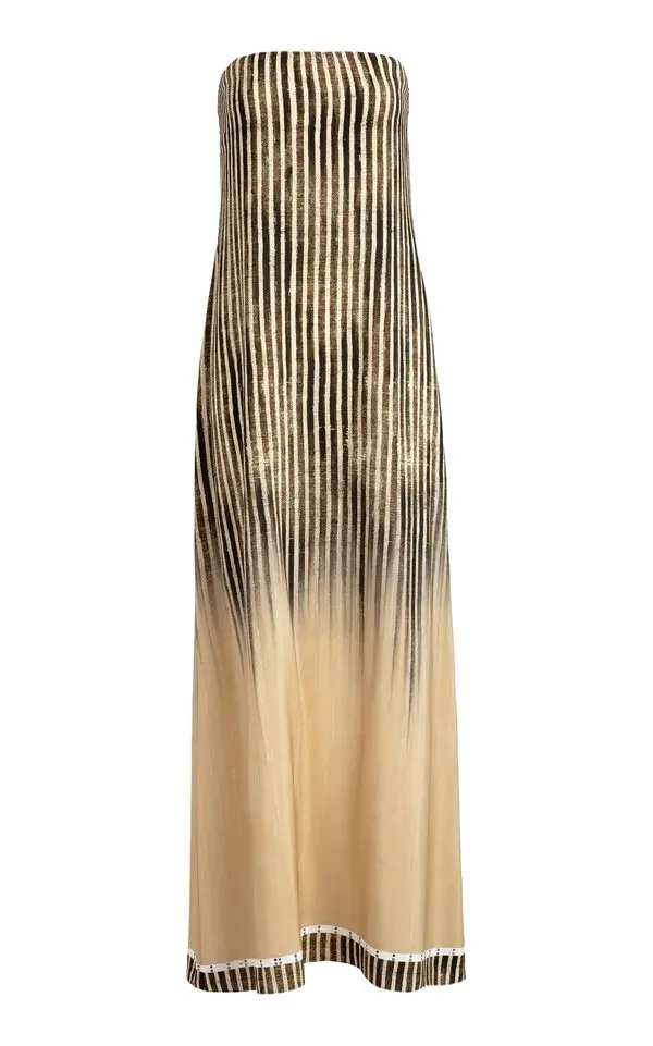 Silvia Tcherassi Lirit Silk Maxi Dress - Print