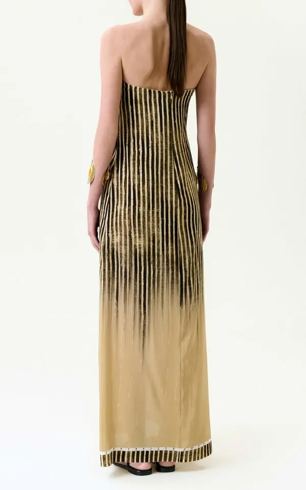 Silvia Tcherassi Lirit Silk Maxi Dress