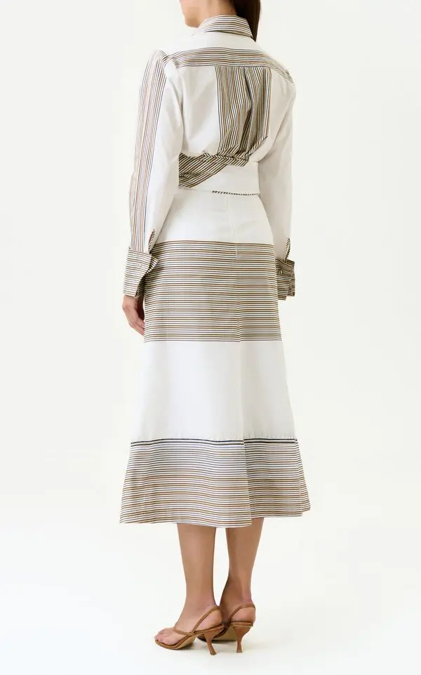 Silvia Tcherassi Lyla Cotton Maxi Skirt