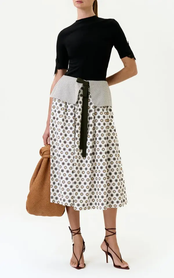 Silvia Tcherassi Maximi Cotton Maxi Skirt