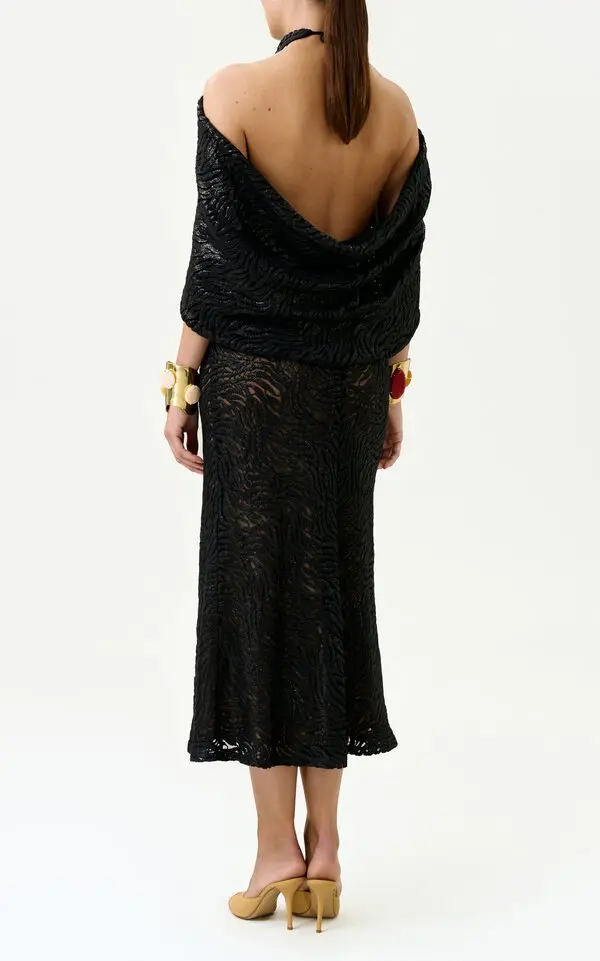 Silvia Tcherassi Neda Cotton-blend Maxi Dress