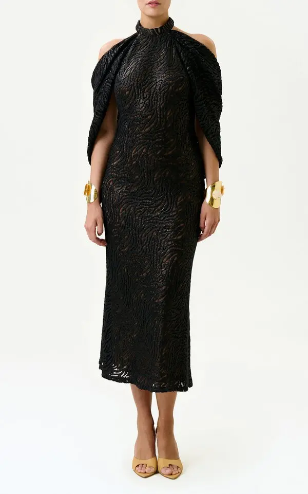 Silvia Tcherassi Neda Cotton-blend Maxi Dress