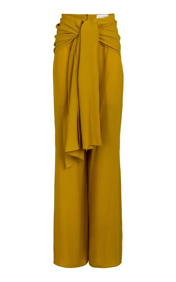 Silvia Tcherassi Shay Straight Leg Pants - Brown