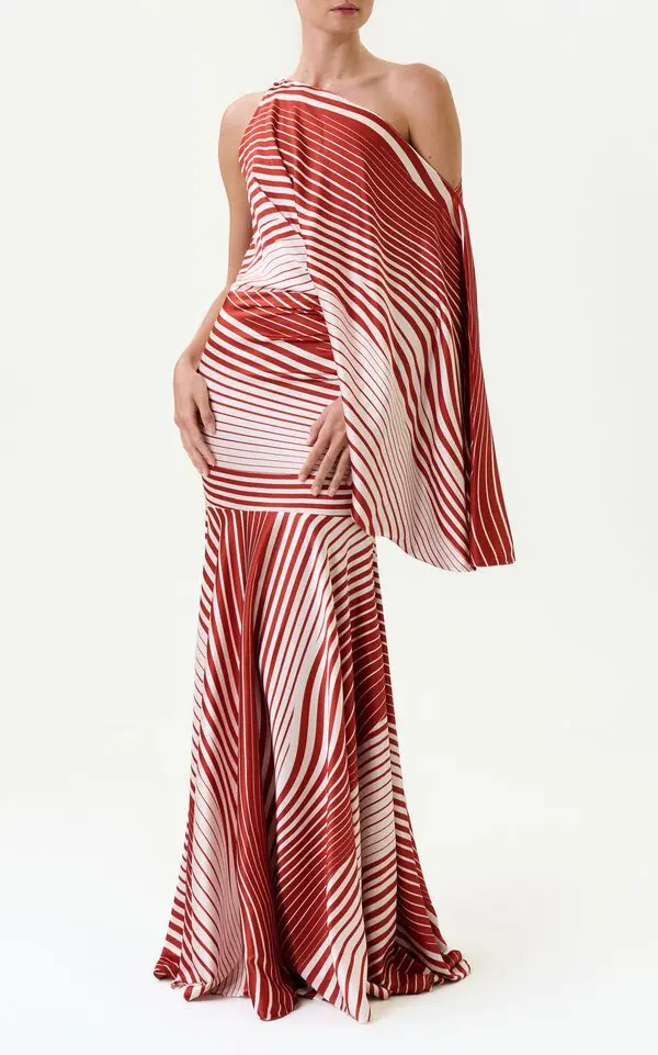 Silvia Tcherassi Noy Silk Maxi Dress