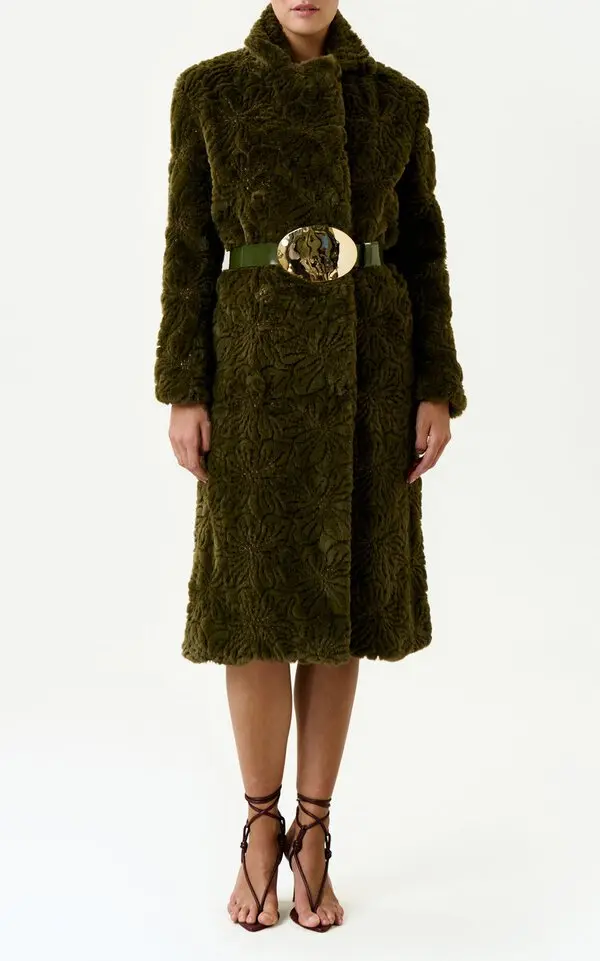 Silvia Tcherassi Emerson Trench Coat - Green