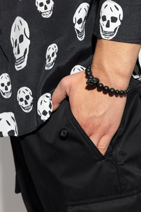 Alexander McQueen Bracelet With Skull Motif