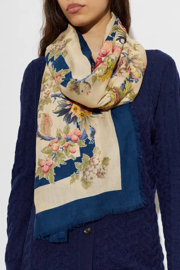 Etro Scarf With Raw Edge
