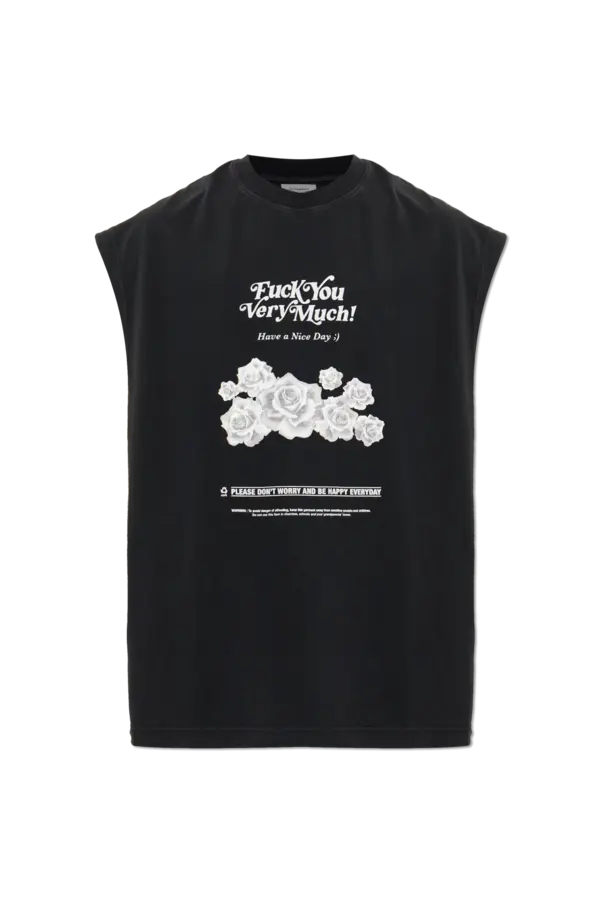 Vetements T-shirt With Print - Black