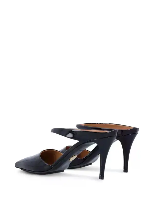 Stella McCartney Patent Finish Heeled Mules