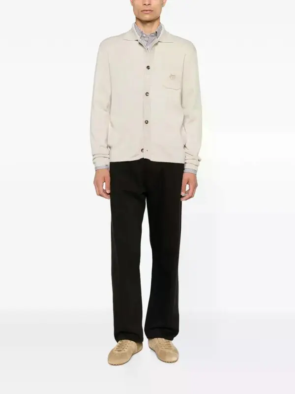 Etro Logo-embroidered Button-up Cardigan