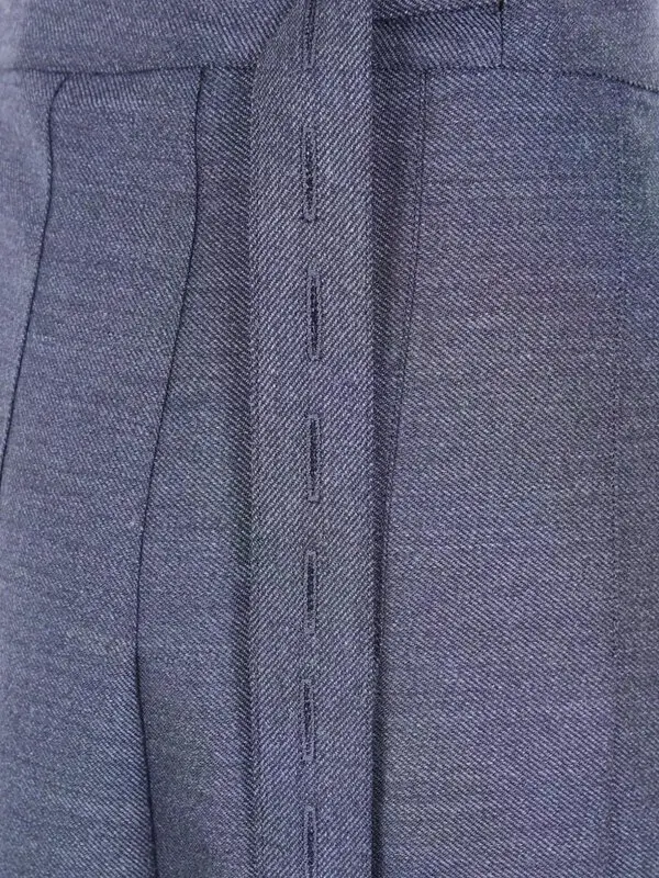 RÓHE Rohe Pleated Wool Mid Skirt
