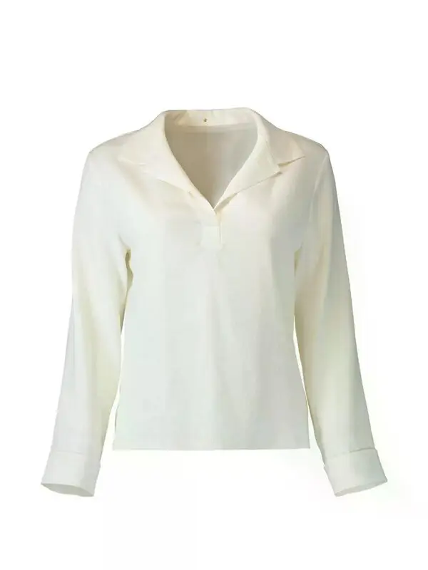 PETER COHEN Cate Long-sleeve Blouse - White