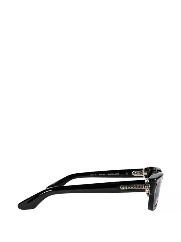 Chrome Hearts Rectangle Frame Sunglasses - Black