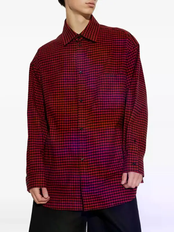 Balenciaga Checked Cotton Shirt