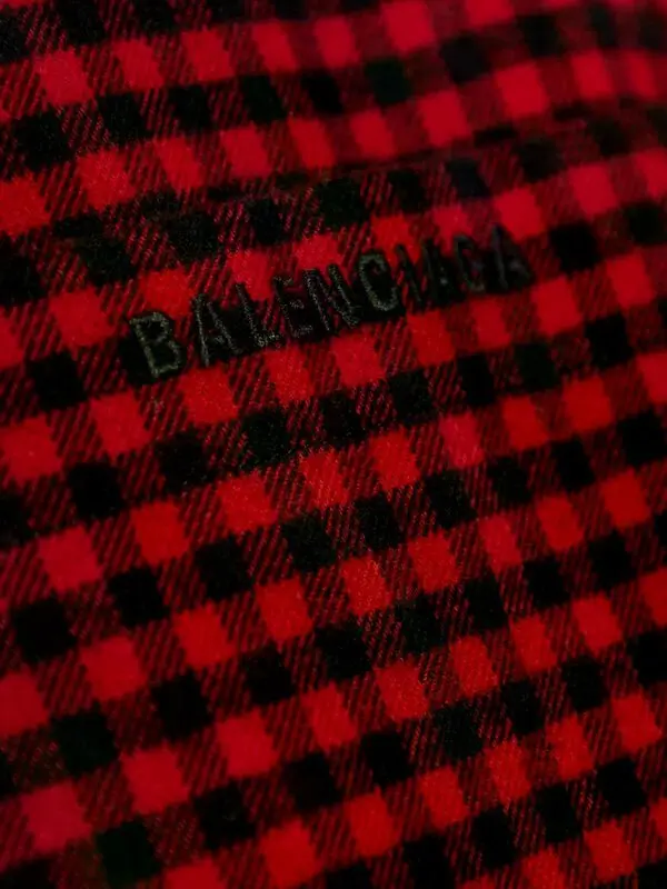 Balenciaga Checked Cotton Shirt