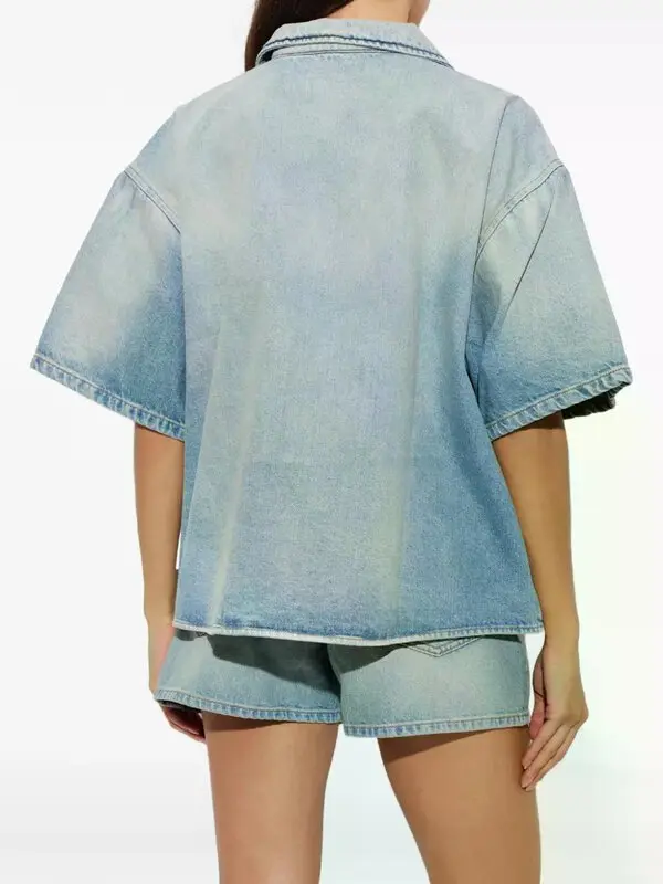 Off-White Logo-patch Short-sleeve Shirt