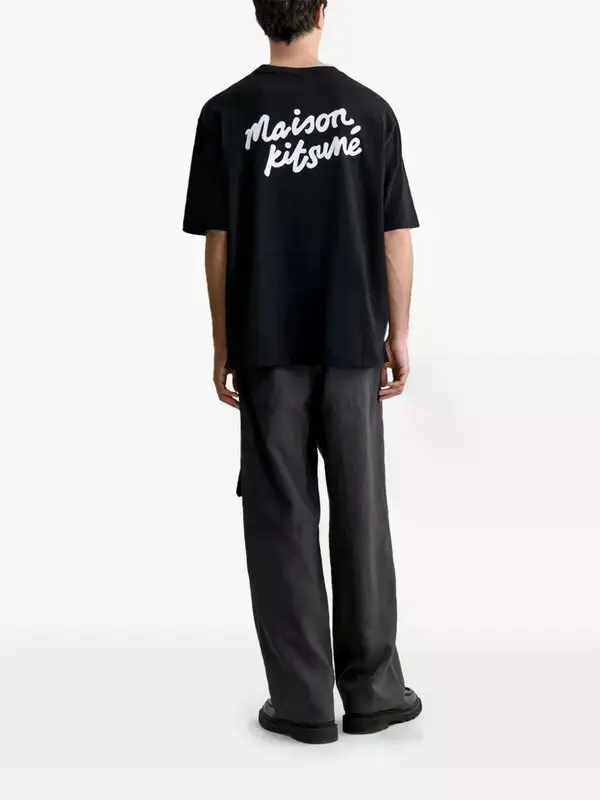 Maison Kitsuné Logo Print T-shirt