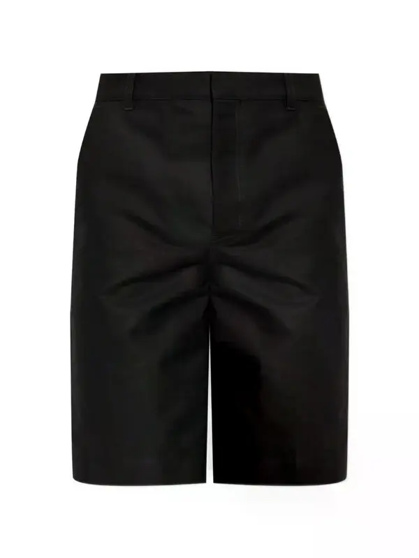 Balenciaga Multi-pocket Cotton Shorts - Black