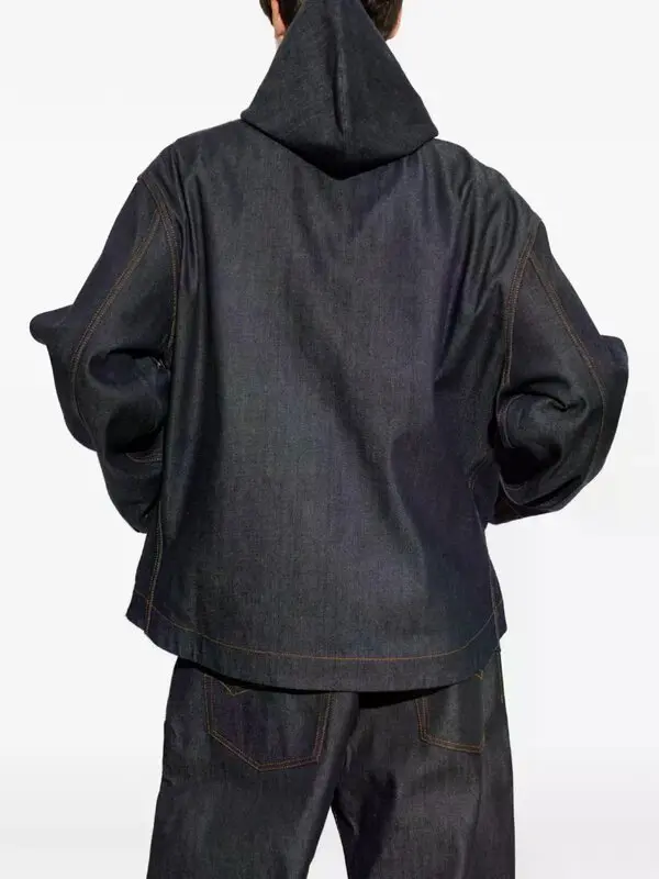 Balenciaga Hooded Denim Jacket