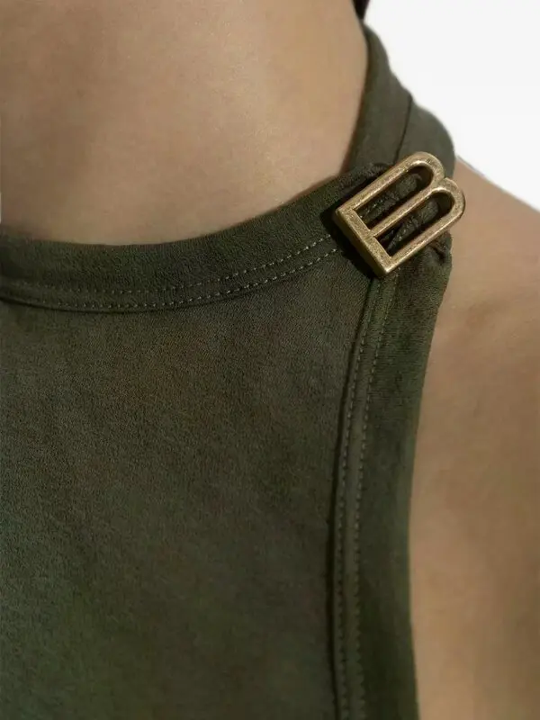 Balenciaga Halterneck Open-back Tank Top