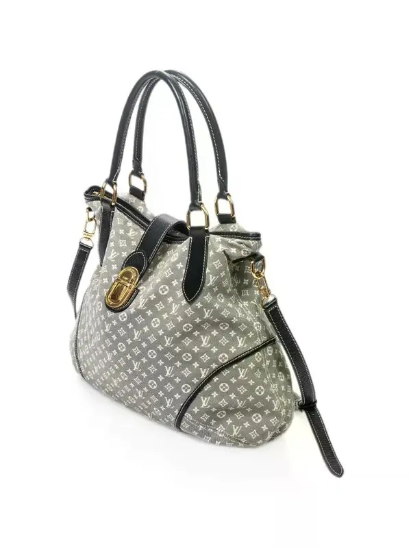 LOUIS VUITTON Monogram Idylle Elegie Tote Bag - Grey