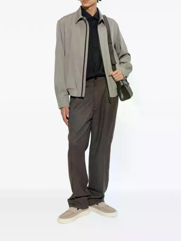 Brioni Wool Zip-up Jacket