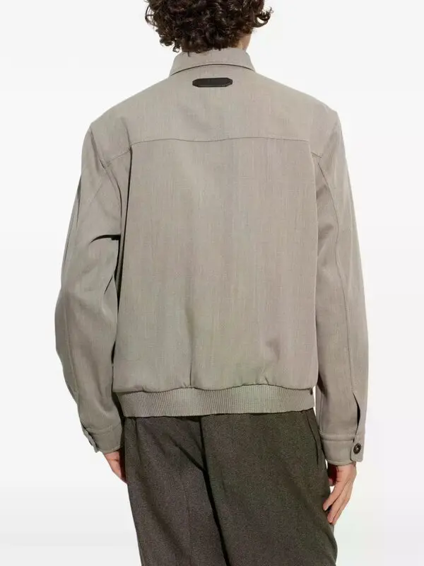 Brioni Wool Zip-up Jacket