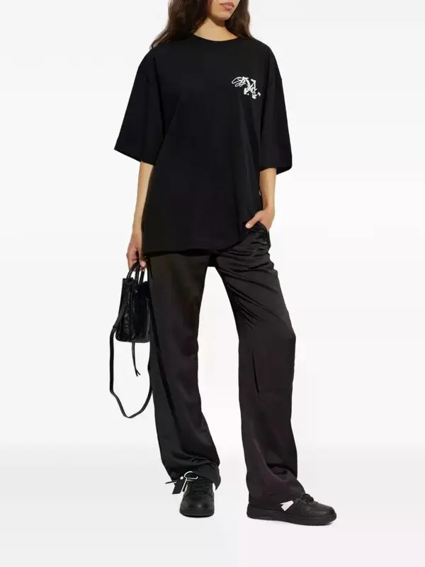 Off-White Embroidered Logo T-shirt