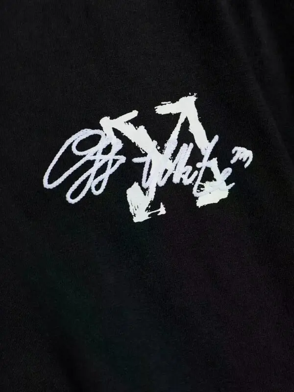 Off-White Embroidered Logo T-shirt