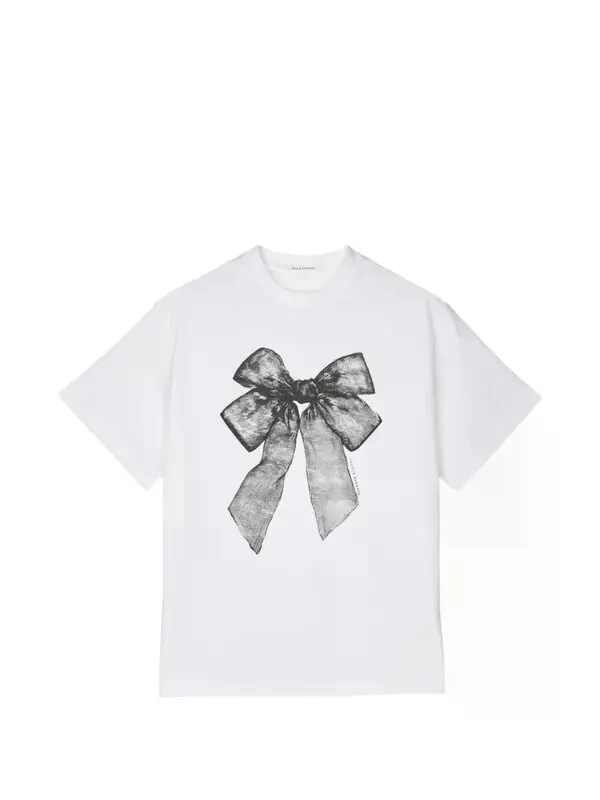 Cecilie Bahnsen Dorothy Bow-print T-shirt - White