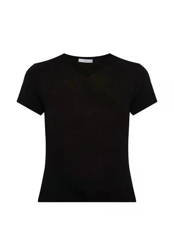 IRO PARIS Idille V-neck T-shirt - Black