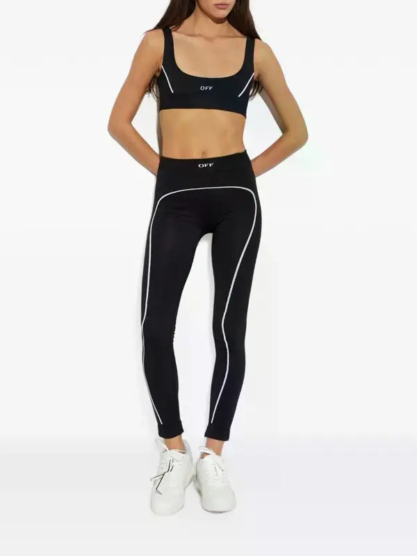 Off-White Logo-embroidered Sports Bra