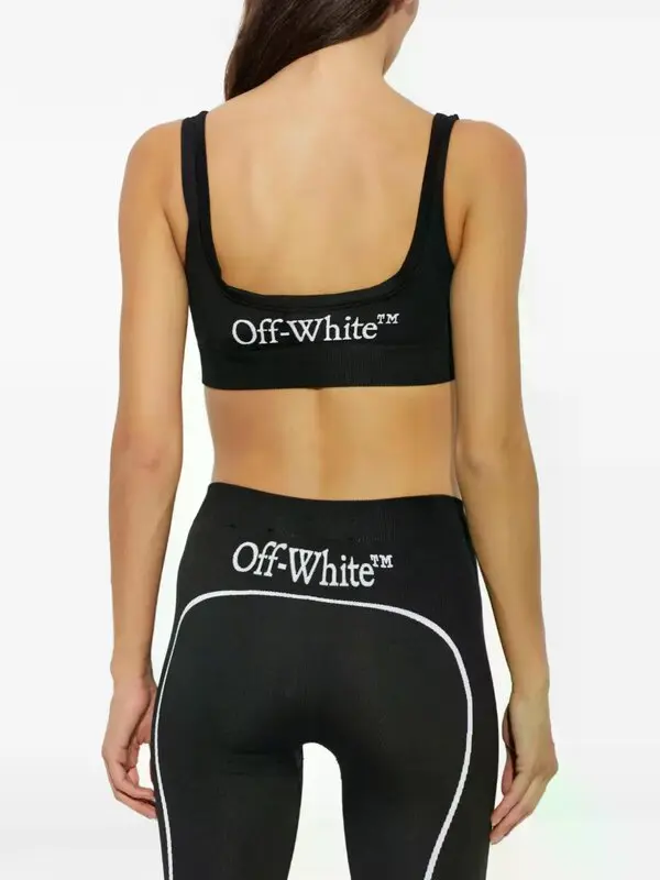 Off-White Logo-embroidered Sports Bra