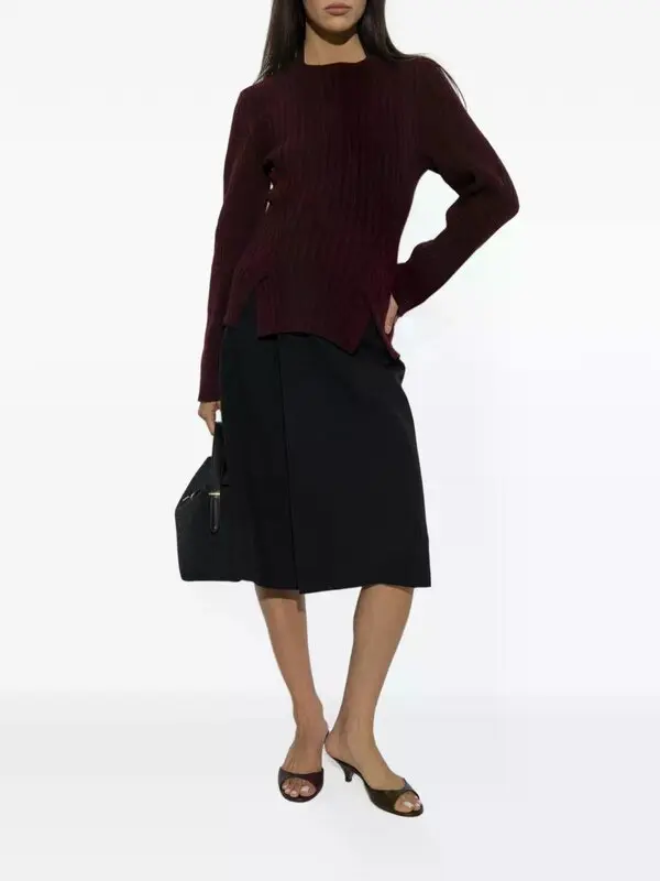 Victoria Beckham Ribbed Knit Sweater