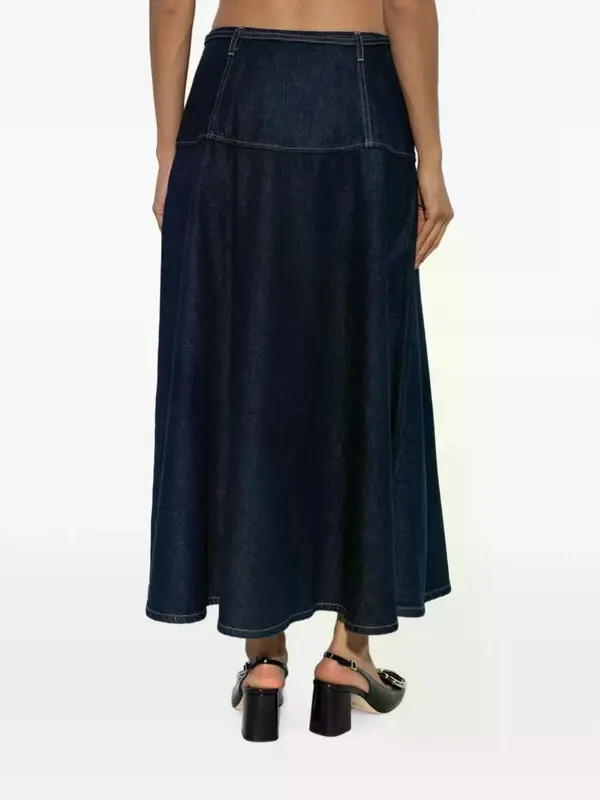 SAMSOE SAMSOE Satilly Drawstring-fastening Midi Skirt