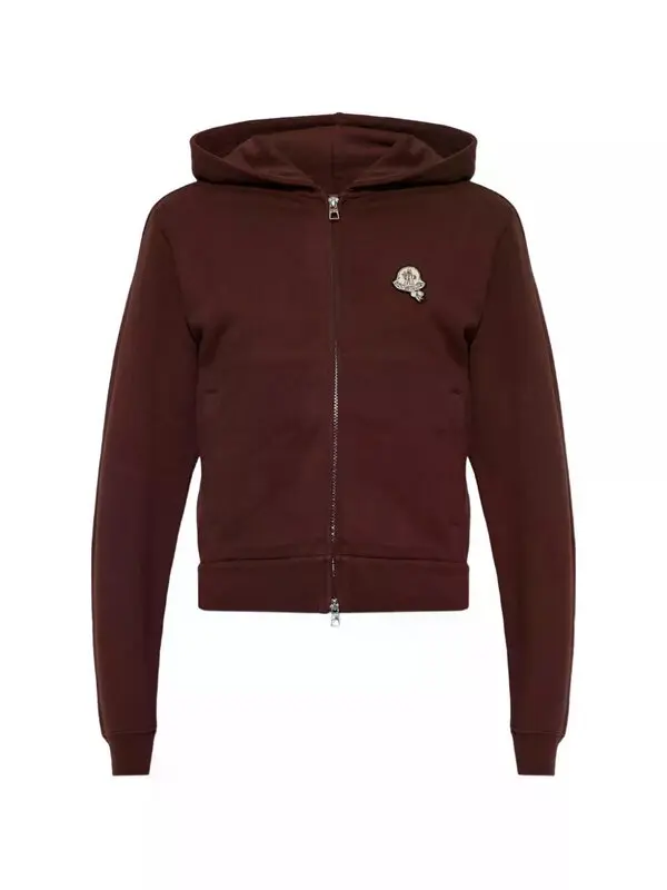 Moncler Logo-patch Zip-up Hoodie