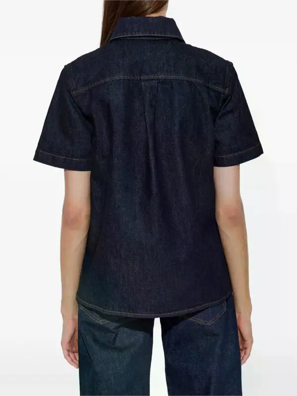 Casablanca Short Sleeve Denim Shirt