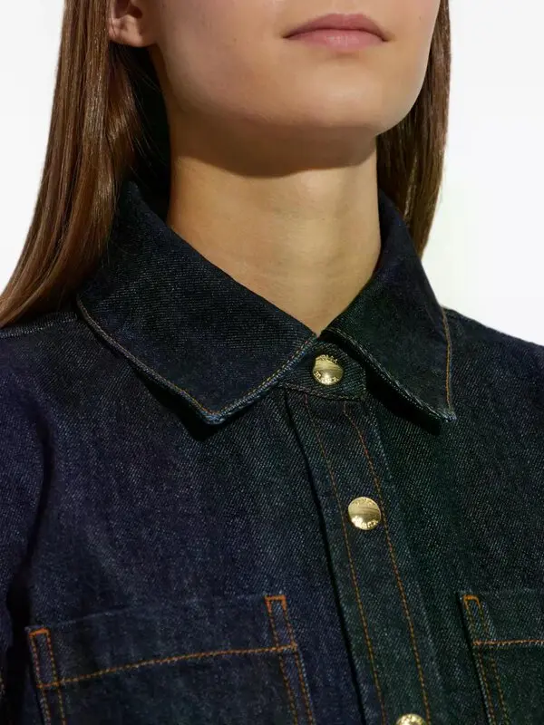 Casablanca Short Sleeve Denim Shirt