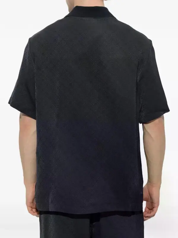 Casablanca Monogram-jacquard Polo Shirt