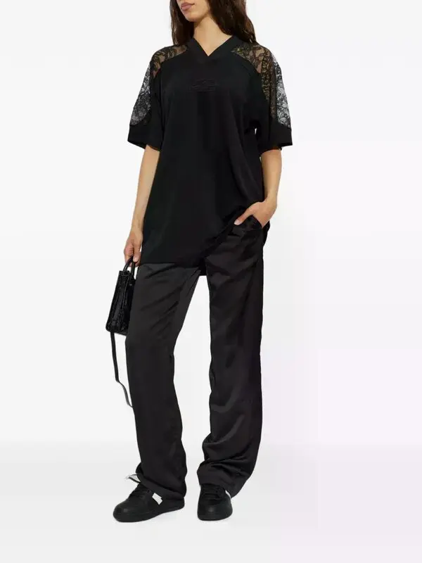Off-White Lace-panel T-shirt