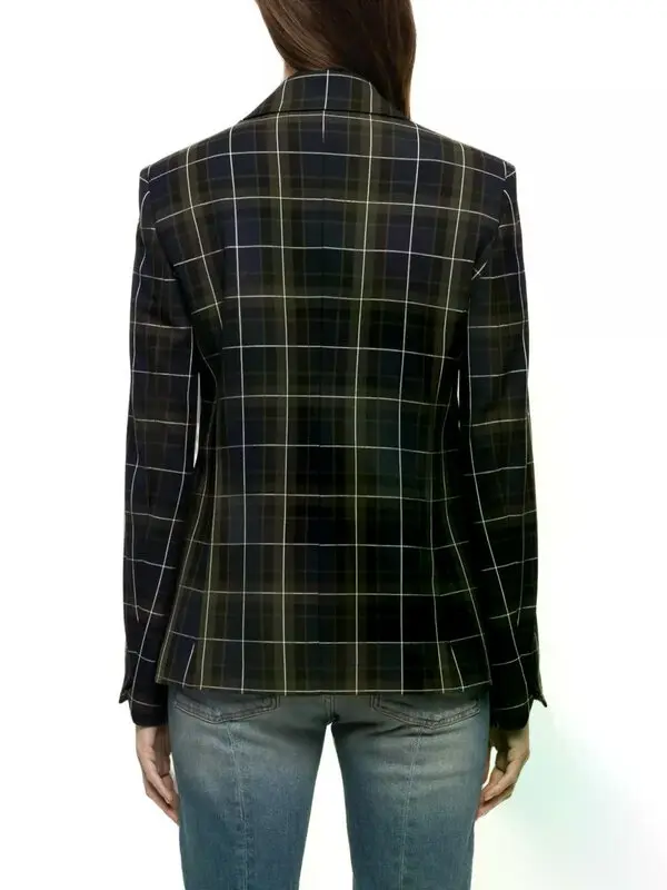 Zadig&Voltaire Vavy Tartan-print Single-breasted Blazer