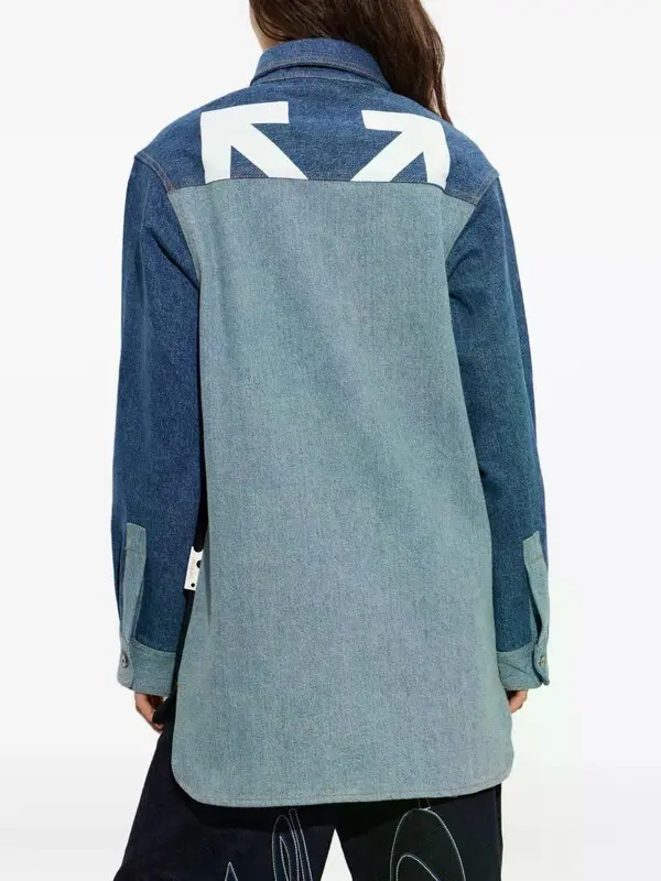 Off-White Arrows-print Denim Shirt